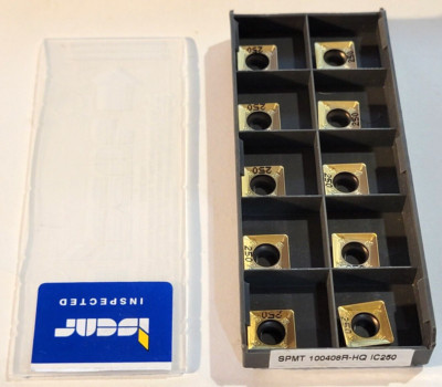SPMT 100408R HQ IC250 ISCAR ** 10 INSERTS *** FACTORY PACK ** | eBay