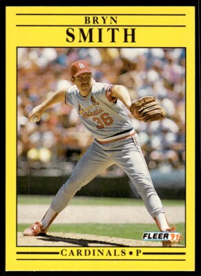 1991 Fleer Baseball Card Bryn Smith St. Louis Cardinals #644 | eBay
