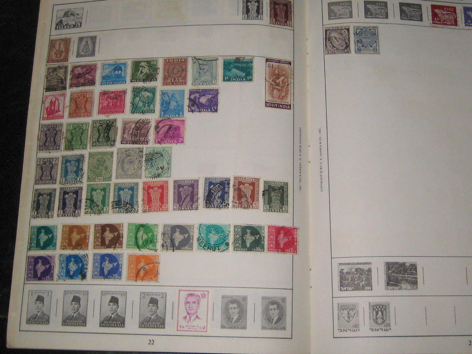 Harris Adventurer Stamp Album, Worldwide Collection 1975, 300+ stamps ...