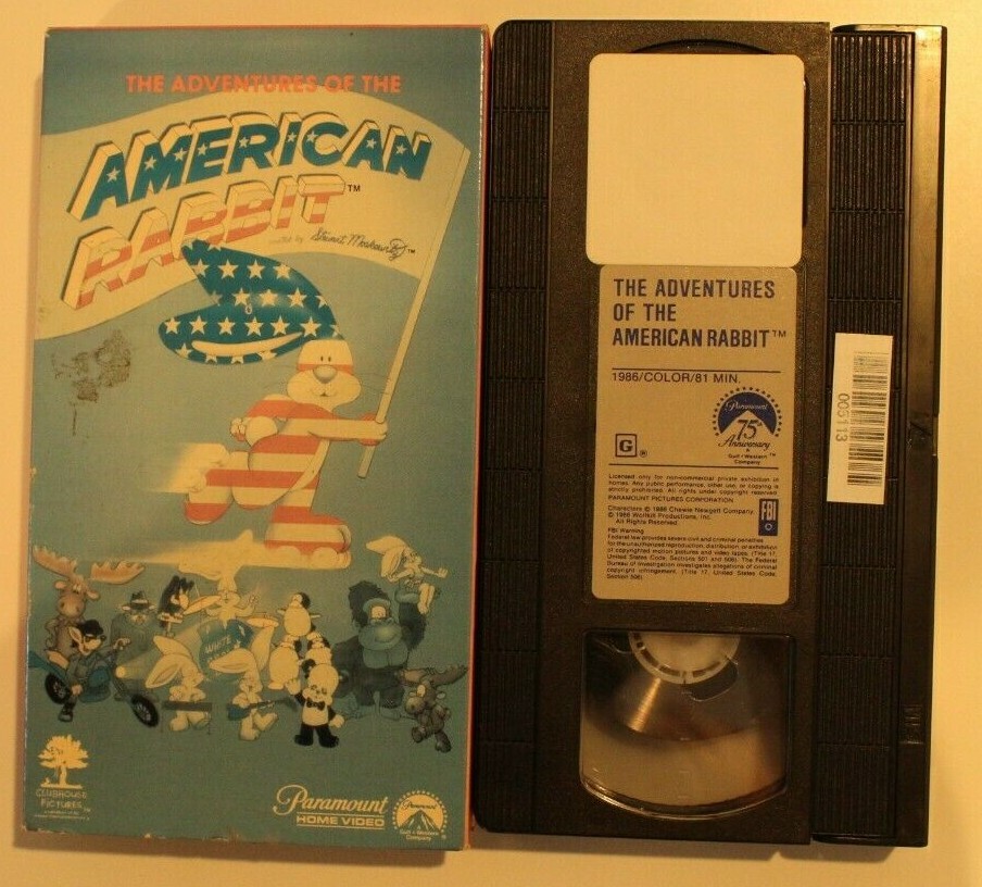 The Adventures of the American Rabbit (VHS 1987)Super Rare**** | eBay