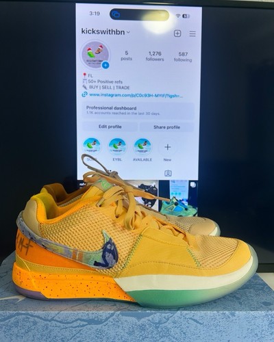 Nike Ja 1 EYBL Peach Jam. Size 11.5 | eBay