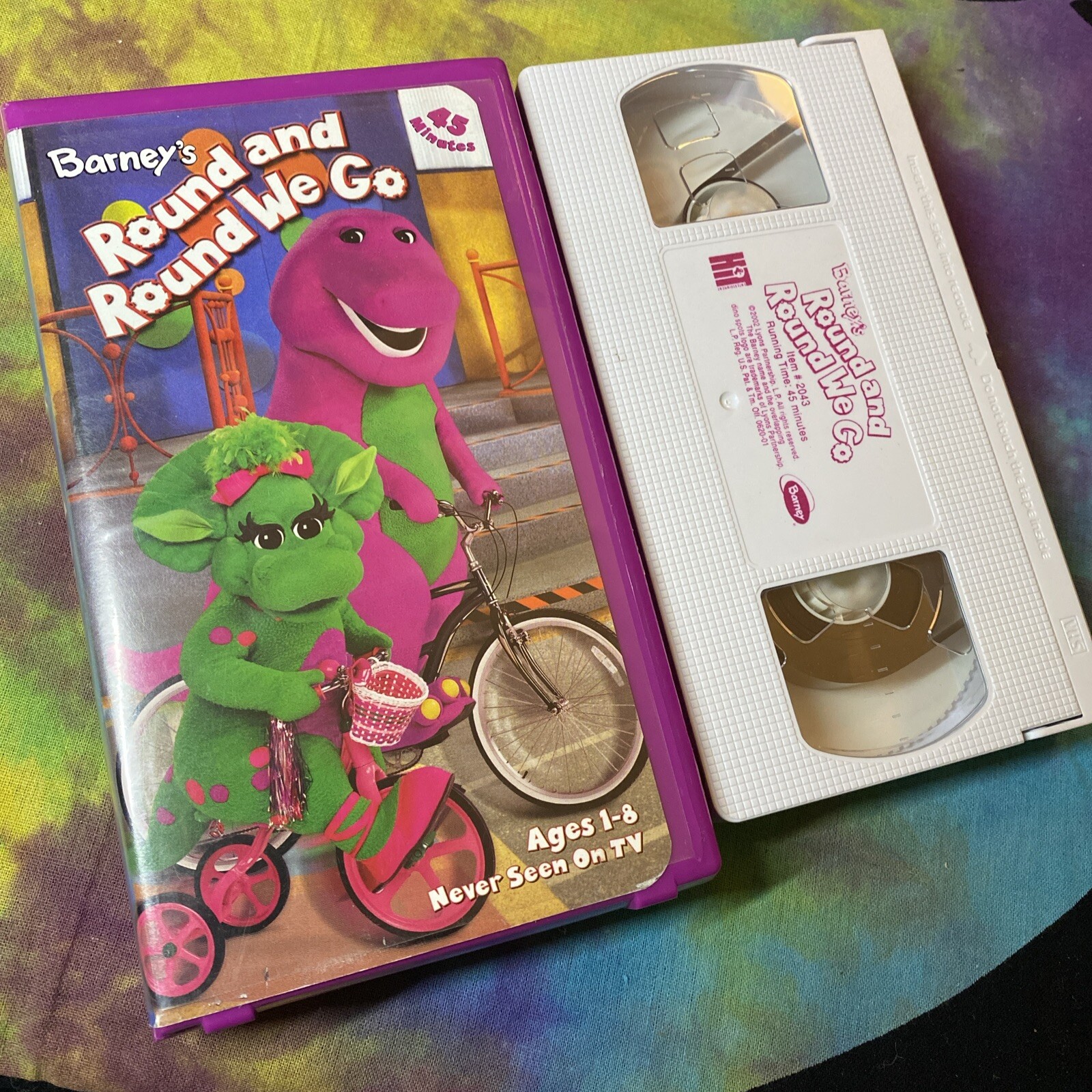 Barney - Round and Round We Go (VHS, 2002) 45986020437| eBay