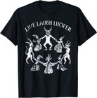 NEW LIMITED Live Laugh Lucifer Horror Satan Satanic Demonc Devil Goat T ...