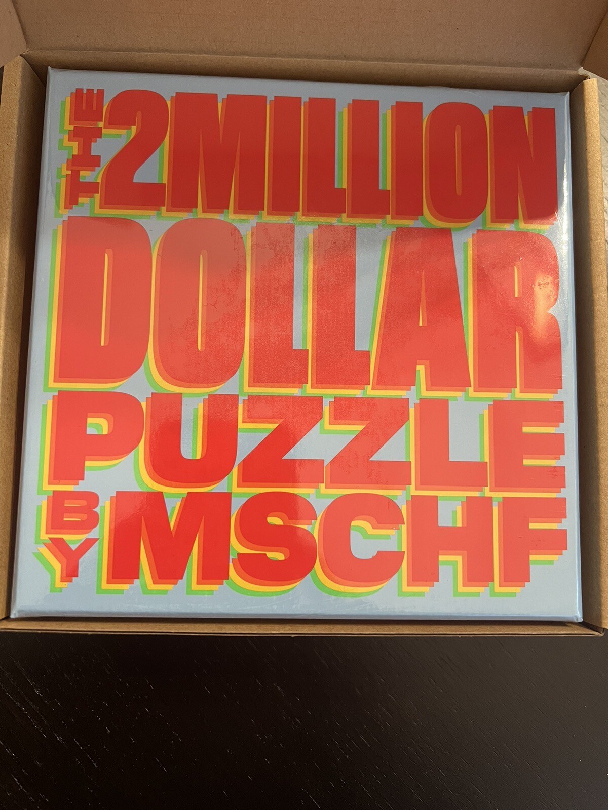 MSCHF The 2 Million Dollar Puzzle BRAND NEW Sealed In Box -Everyone is ...