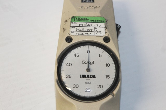 Imada Fb-50 KGF PS 50k X .5kg Precision Push Pull Mechanical Force ...