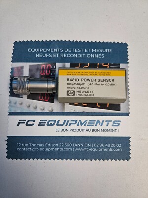 HP Agilent Keysight 8481D Diode Power Sensor 18GHz / -70dBm -20dBm | eBay