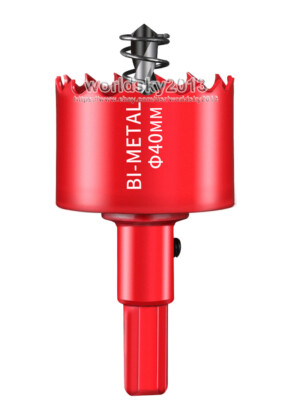 1x 16-100mm M42 Bi-Metal Drill Bit Hole Saw Extractor Wood Plastic ...
