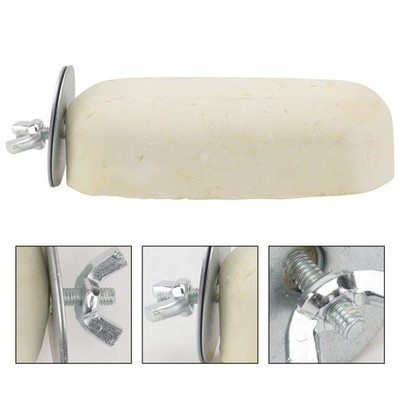 3 pcs Parrot Bird Calcium Teething Toy Squirrel Hamster Grinding Stone ...