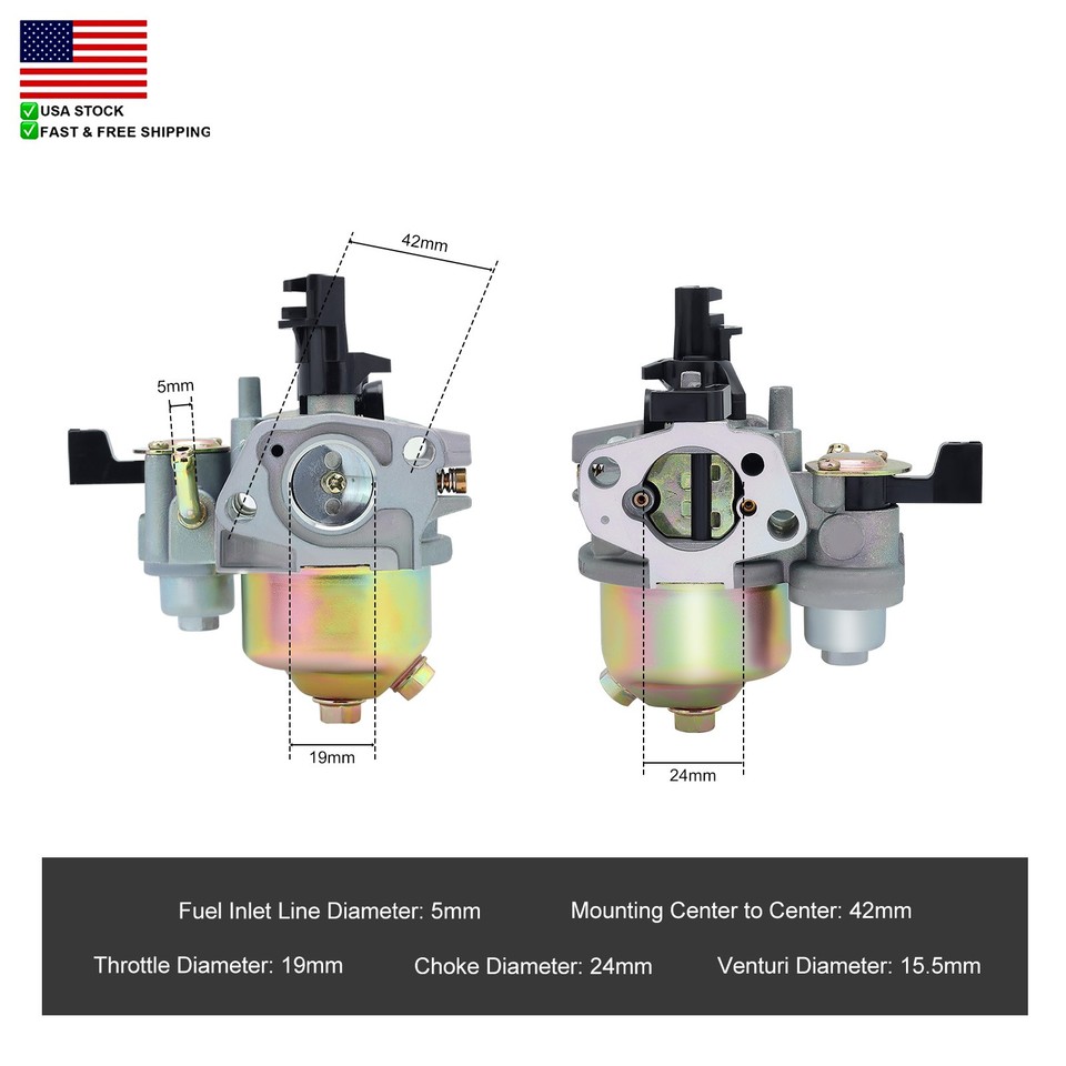Carburetor For Harbor Freight Predator 212cc Engine 60363 69730 Honda ...