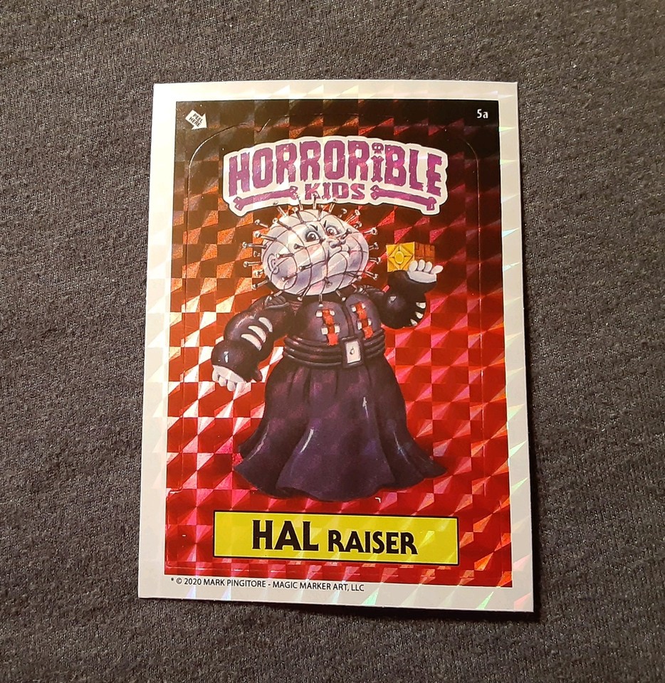 garbage pail kids prism pinhead hellraiser REVENGE of Oh The HORROR ...