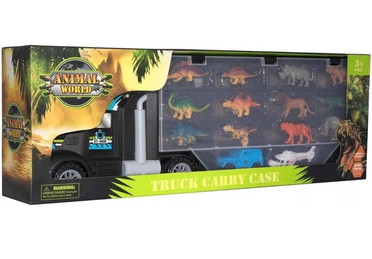 Animal World Dinosaurs & Animals Truck Carry Case Vehicles Imagine Play ...