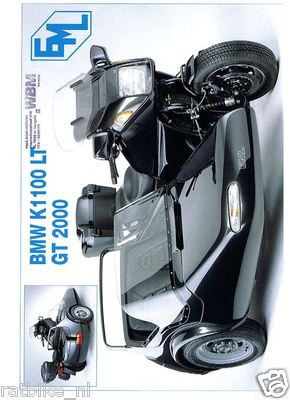 FN433-BROCHURE BMW K1100LT EML, PROSPEKT, MOTORCYCLE | eBay