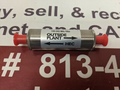 900-0127 145-245 MHz Filter HEC/Outside Plant | eBay