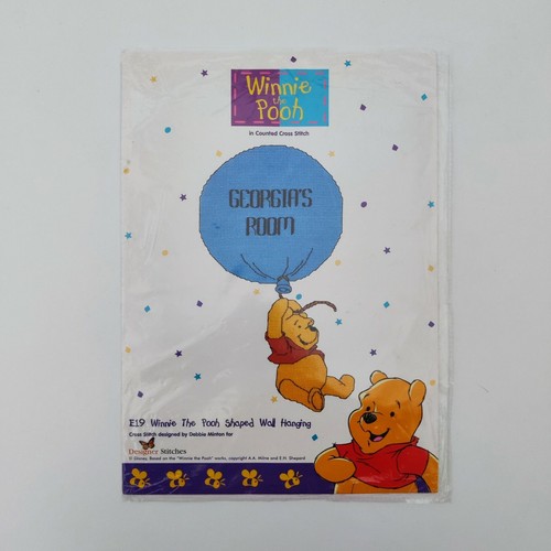 Vintage 90s Disney Winnie the Pooh Cross Stitch Grid Sheets Only Debbie ...