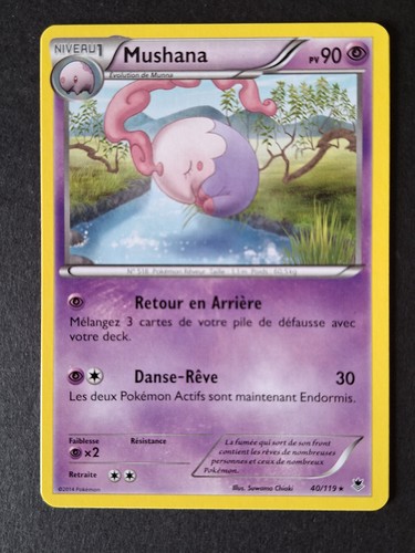 Mushana 40/119 XY Vigueur Spectrale Carte Pokemon Français | eBay