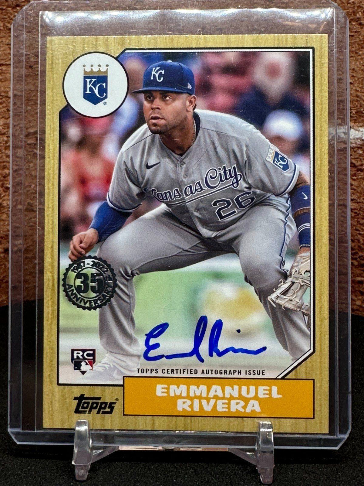 2022 Topps Series 2 - 1987 Topps Baseball Autographs #87BA-ER Emmanuel ...