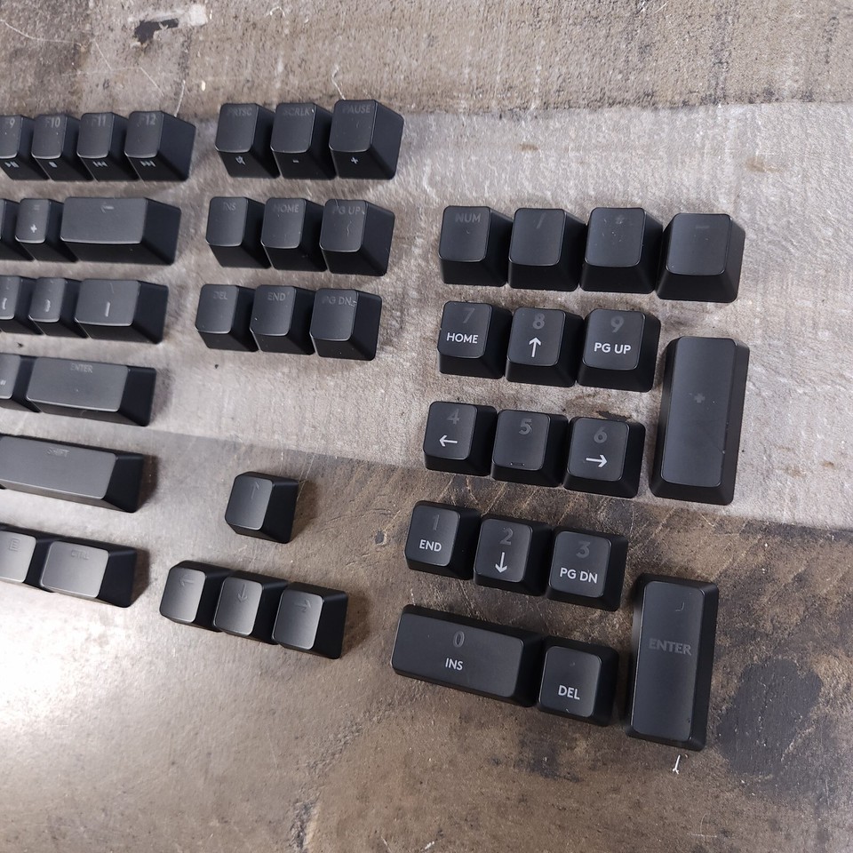 Genuine OEM Logitech G512 G513 Carbon RGB REPLACEMENT Keyboard Keycap ...