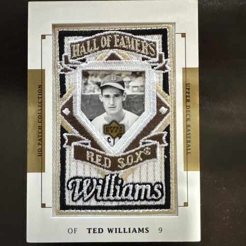 2003 Upper Deck Patch Collection Hall of Famers Ted Williams #136 HOF ...