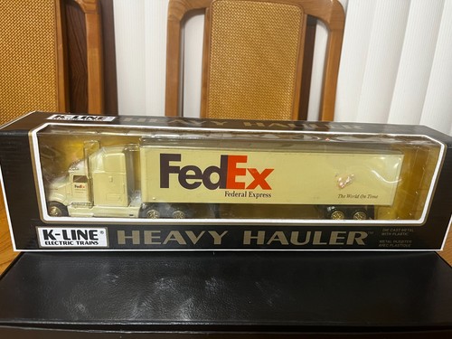 K-LINE HEAVY HAULER FEDERAL EXPRESS FED EX TRACTOR TRAILER NEW IN THE ...
