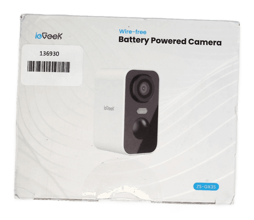 ioGeek Wire-Free Battery Powered Security Camera - ZS-GX3S | eBay