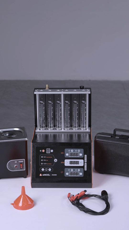 Ultrasonic GDI Fuel Injector Tester Cleaner kit Cleaning Machine 6 ...