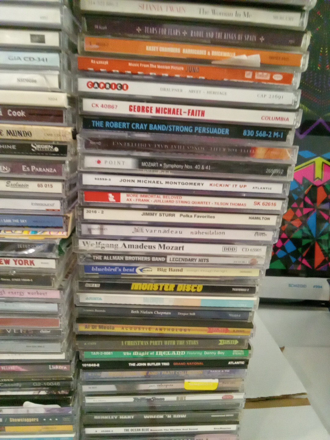 Personal Collection Lot Of 90 Classic Rock Cds 🔥☆ Estate Sale See Pics ...