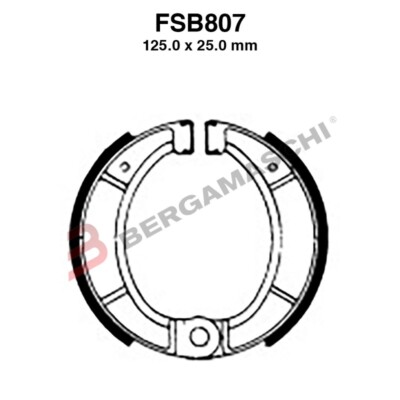 Ganasches Ceppi De Frein Arrière Ferodo Bultaco Lobito MK3 125 1970 ...