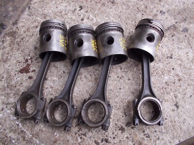 Case VAI tractor engine motor pistons piston rods rod & caps cap | eBay