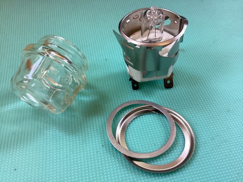 LG Gas Range Lamp Halogen Bulb EAQ62881201 Socket Glass Light Shield ...