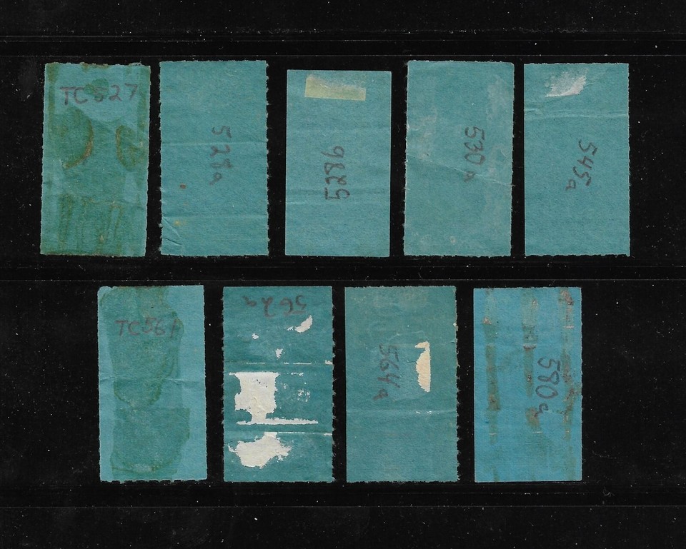 US Revenues: Taxpaid Cigars Stamp Springer TC#s; Series 104-105 (1934 ...