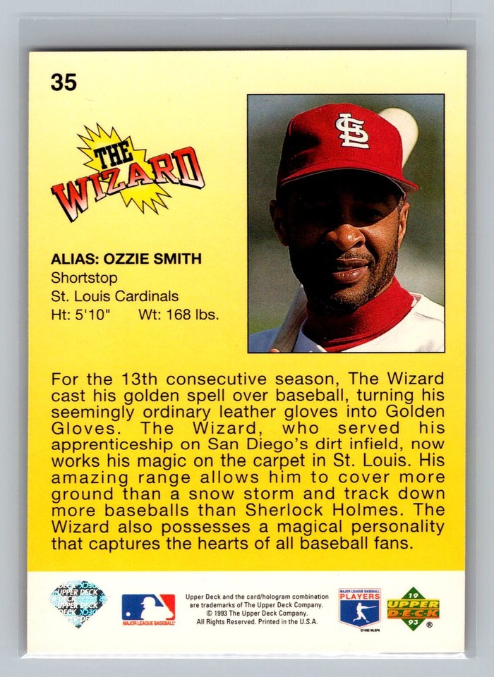 The Wizard 1993 Upper Deck Fun Pack #35 St. Louis Cardinals 1R | eBay