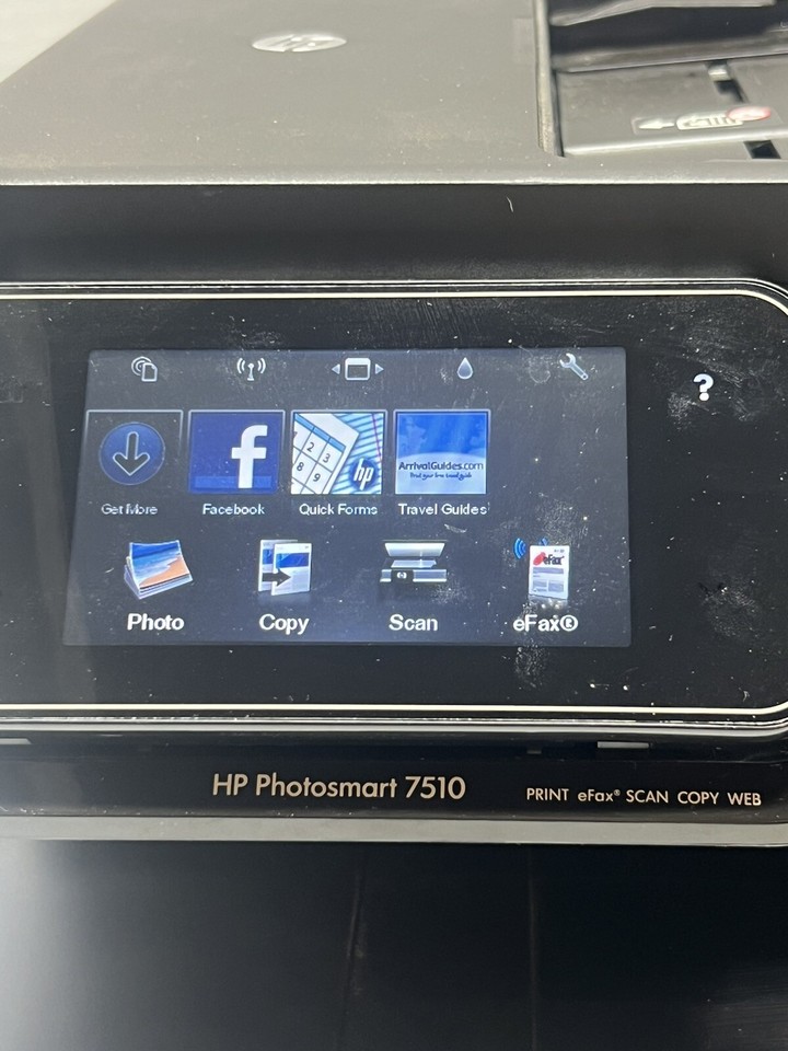 HP Photosmart 7510 e-All-in-One Wireless Inkjet Printer - Power Tested ...