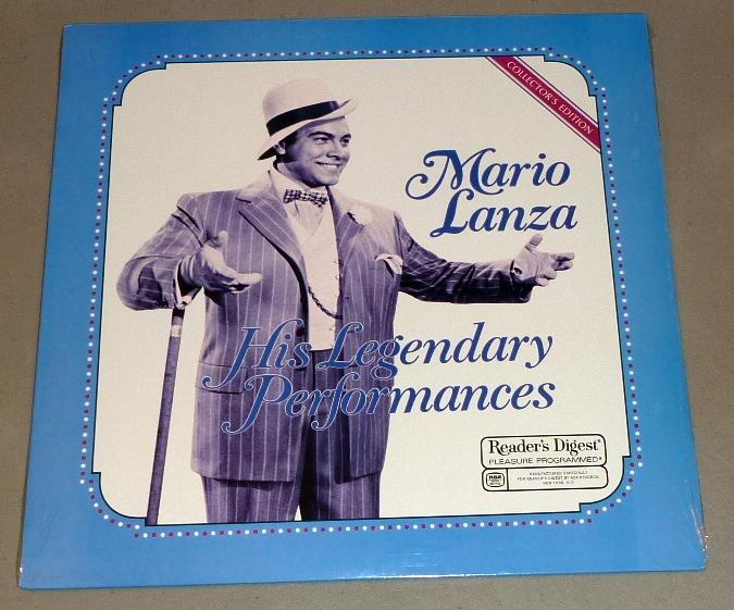 Mario Lanza Sealed LP His Legendary Performances - Reader's Digest RBA ...