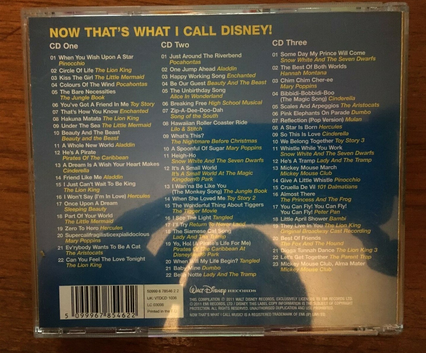NOW THATS WHAT I CALL DISNEY (3 CD’s) - VARIOUS ARTISTS 5099967854622| eBay