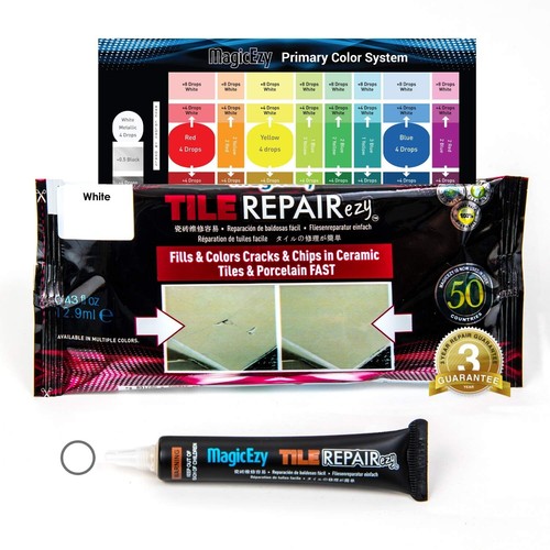MagicEzy Tile RepairEzy - Porcelain Tile Repair Kit - Fix Cracked or ...
