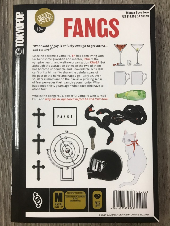 Fangs vol. 3 by Billy Balibally / NEW Yaoi manga from TOKYOPOP | eBay