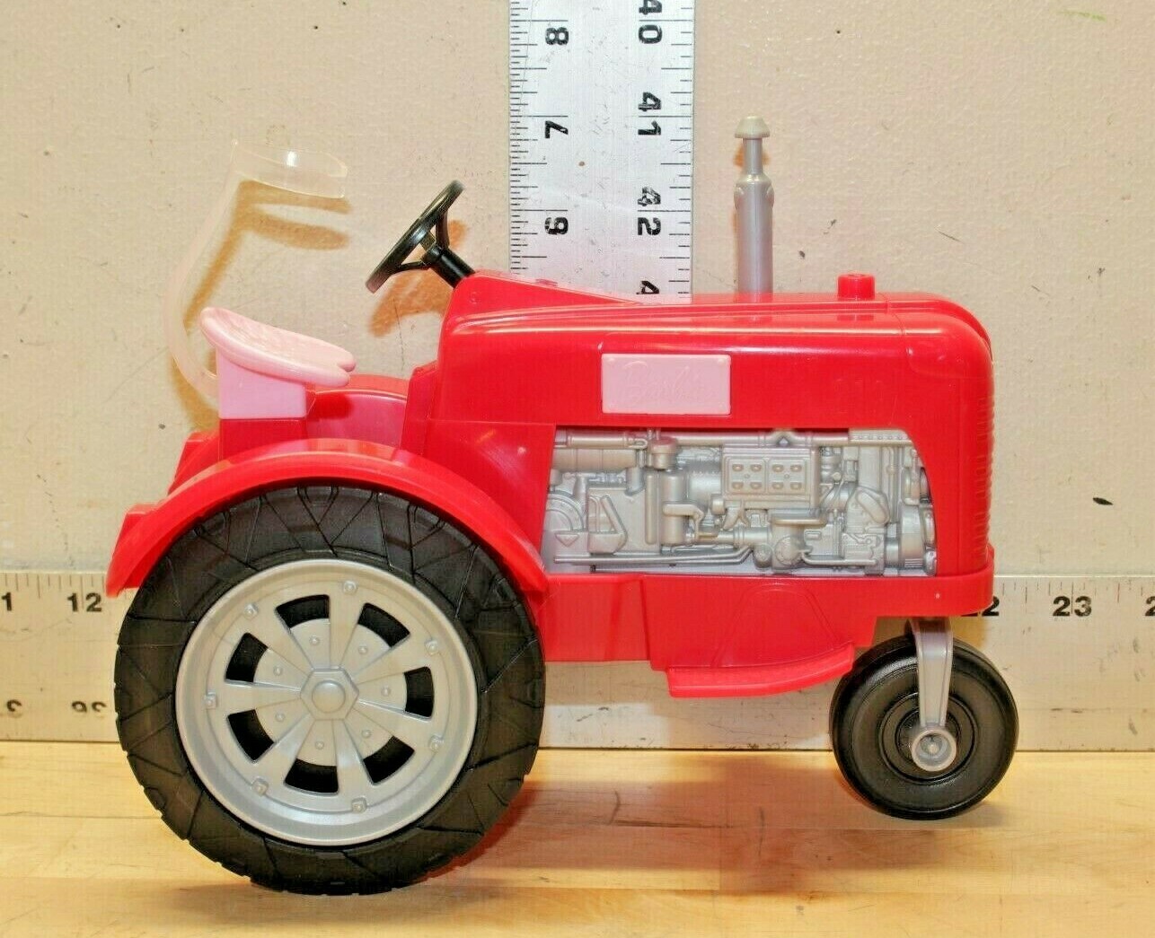 Mattel 2017 Barbie Red & Pink Farm Tractor FRM18 | eBay
