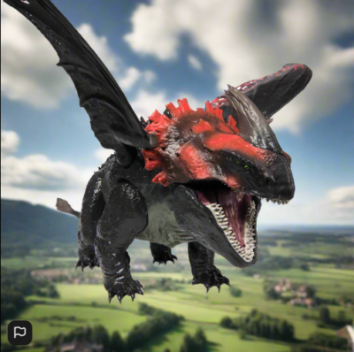 Dreamworks Dragons Red Death
