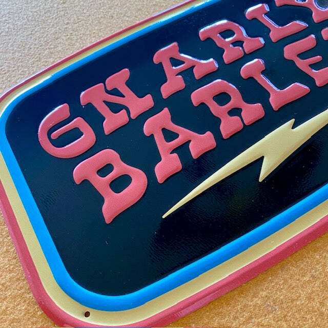 Gnarly Barley Brewing Co Tin Tacker Metal Beer Sign | eBay