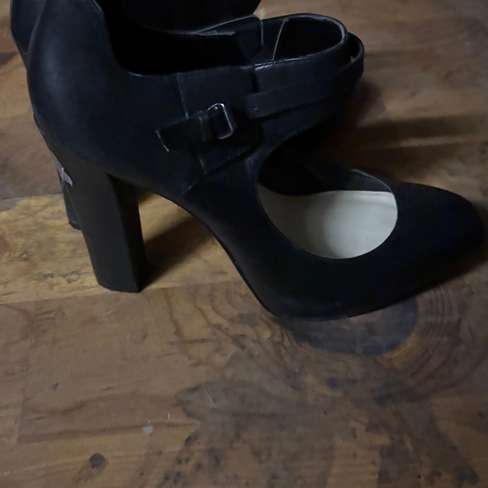 Max Studio Black Mary Jane Heels Size 8 | eBay