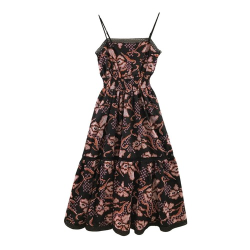 Anthropologie Embroidered Maxi Dress floral size XS | eBay