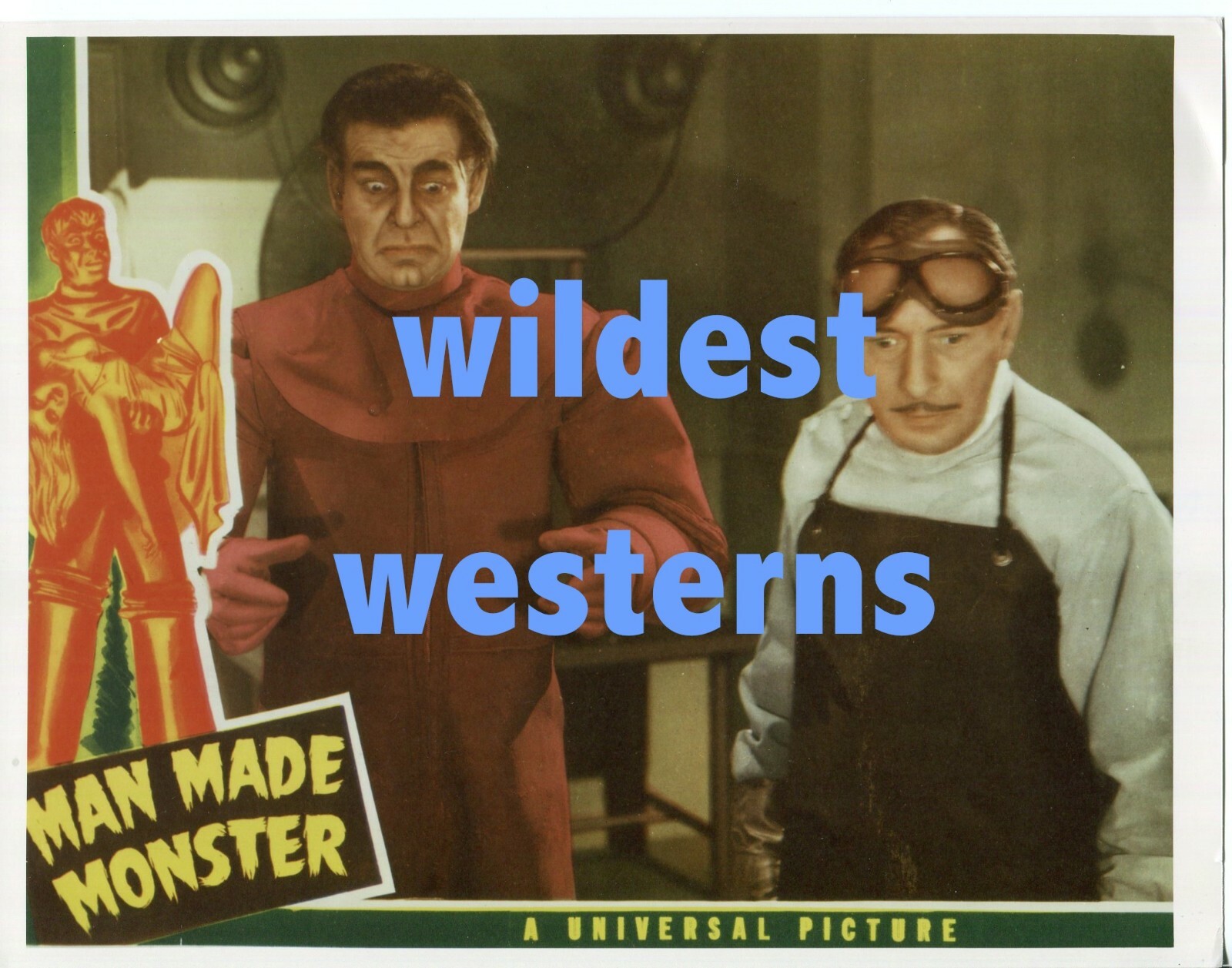 LON CHANEY JR Vintage Photo MAN MADE MONSTER Rare UNIVERSAL HORROR ...