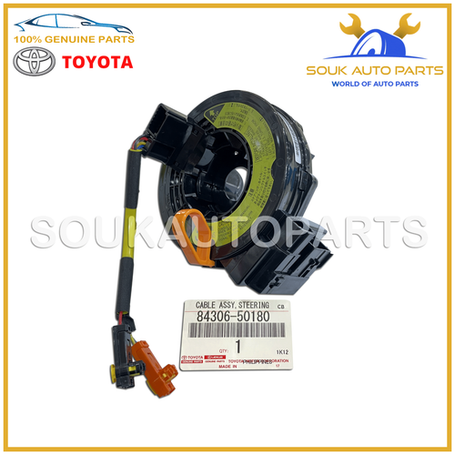 84306-50180 Genuine Toyota SPIRAL CABLE SUB-ASSY 8430650180 OEM CELSIOR ...
