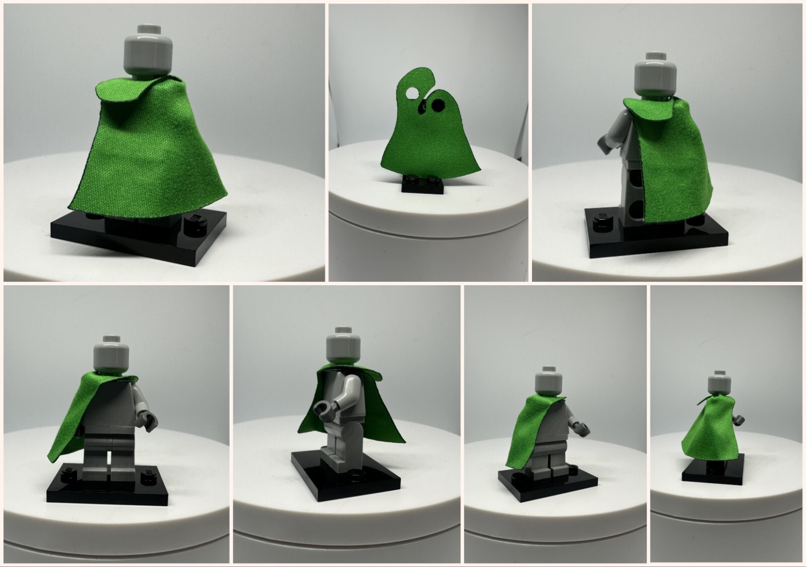 5 Cloth Asymmetrical Cape for LEGO Minifigures - Pick 5 colors ...