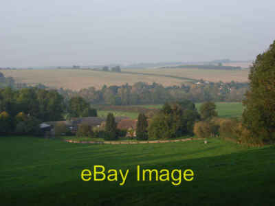 Photo 6x4 Above Coombe Farm Axford Here the farmland is mostly pastoral ...