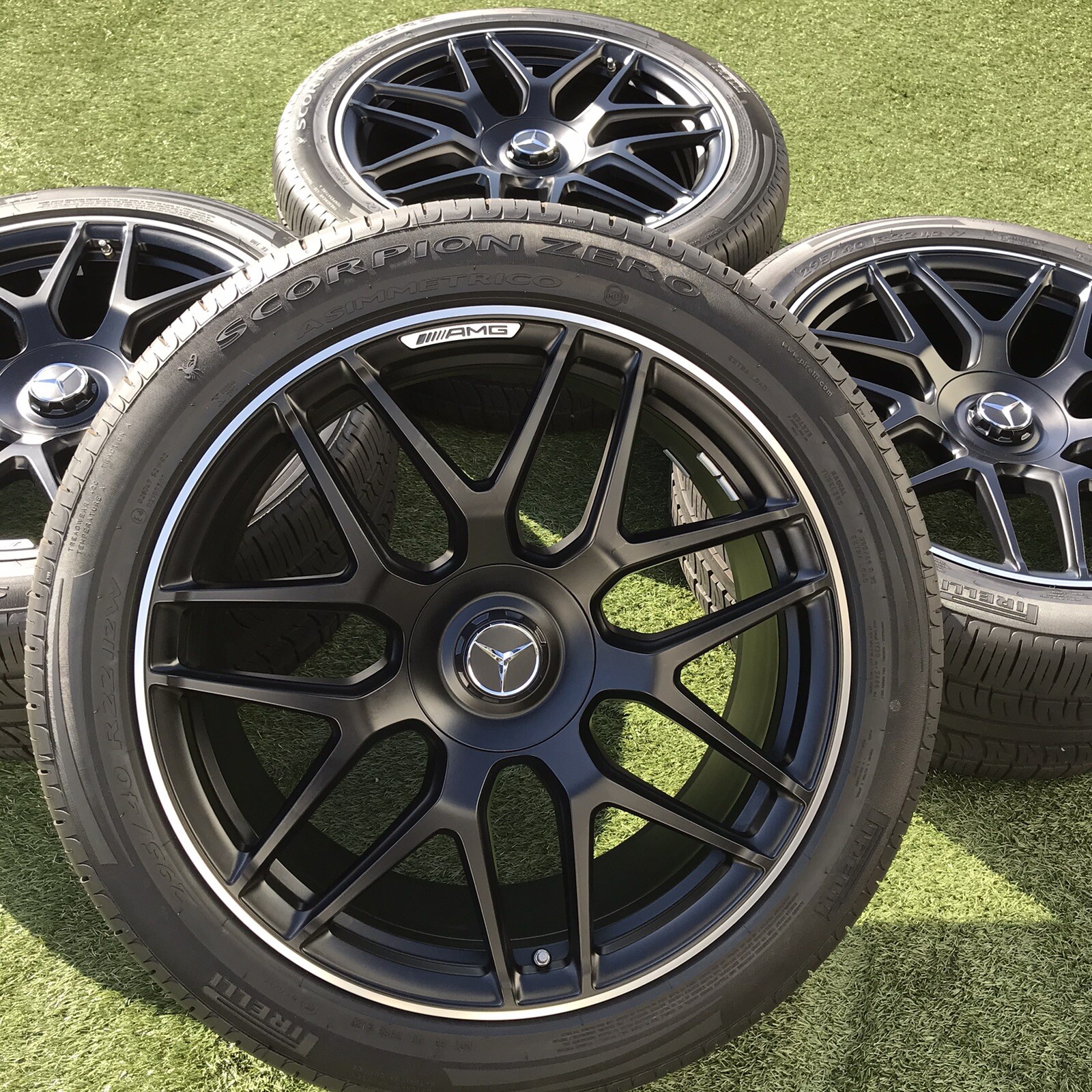 22" INCH G63 G550 WHEELS TIRES RIMS MERCEDES SET 4 OEM FACTORY 2021 | eBay