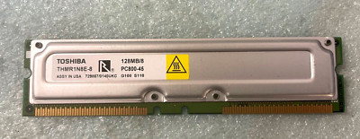 TOSHIBA 128 MB RAMBUS MEMORY MODULE THMR1N8E-8 PC800-45 RM2-CMP52-19 | eBay