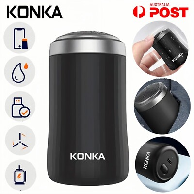 KONKA Mini 2 Electric Shaver Portable Razor USB Waterproof Cordless ...