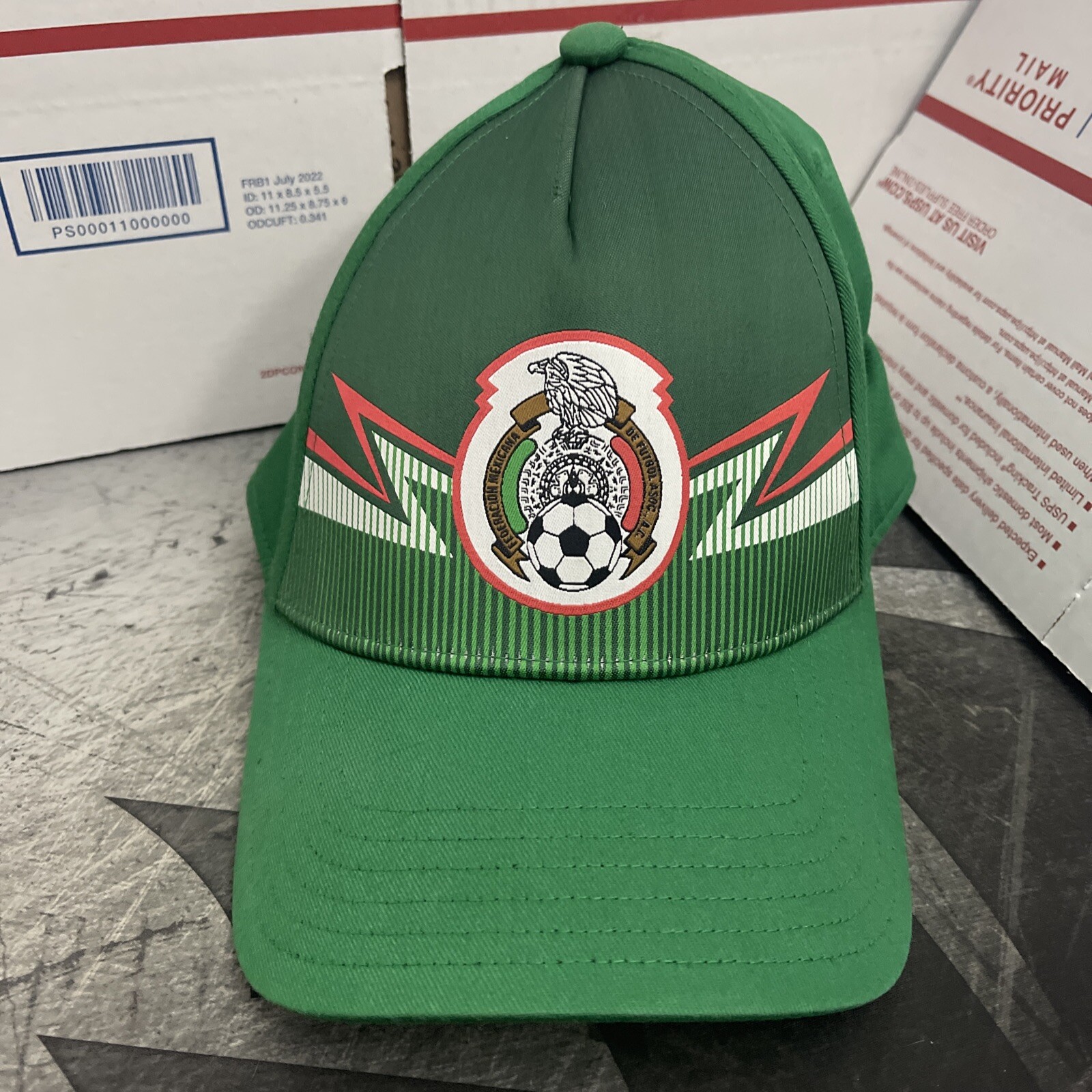 Adidas Mexico futbol soccer national team Hat Green A… - Gem