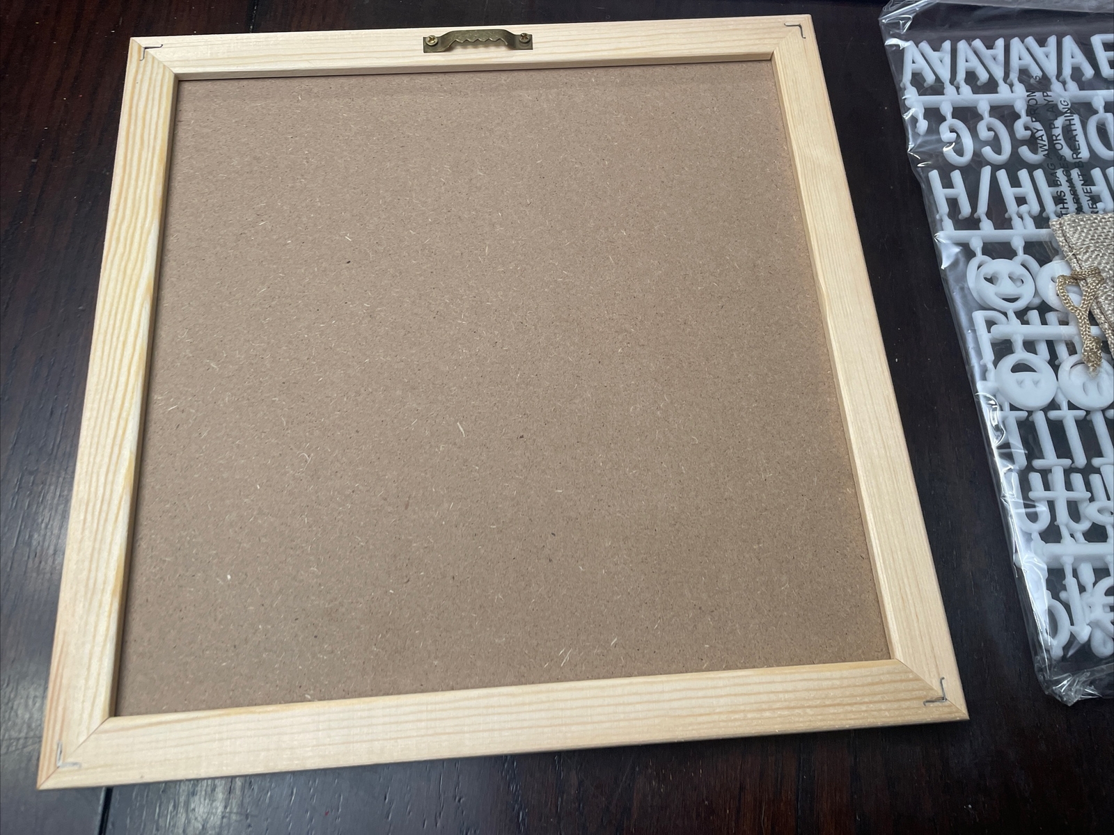 XO, Sienna Felt Message Board 189 Letters etc, 11.2" x 10.4" Letter ...